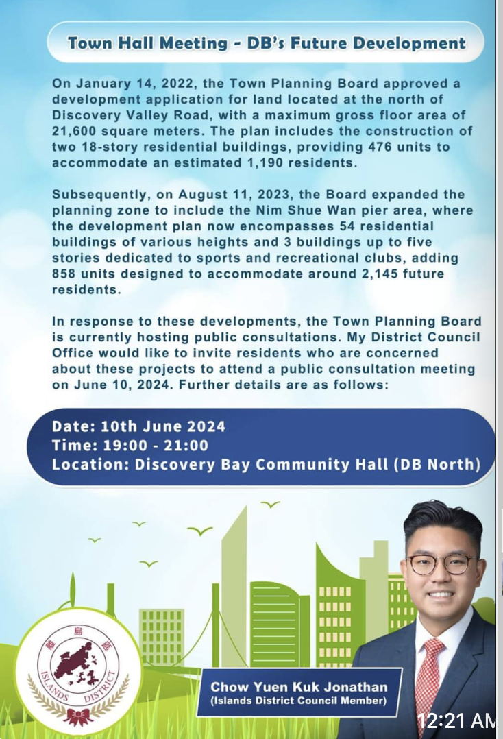 Town Hall Meeting DB Future Development – Hillgrove Village